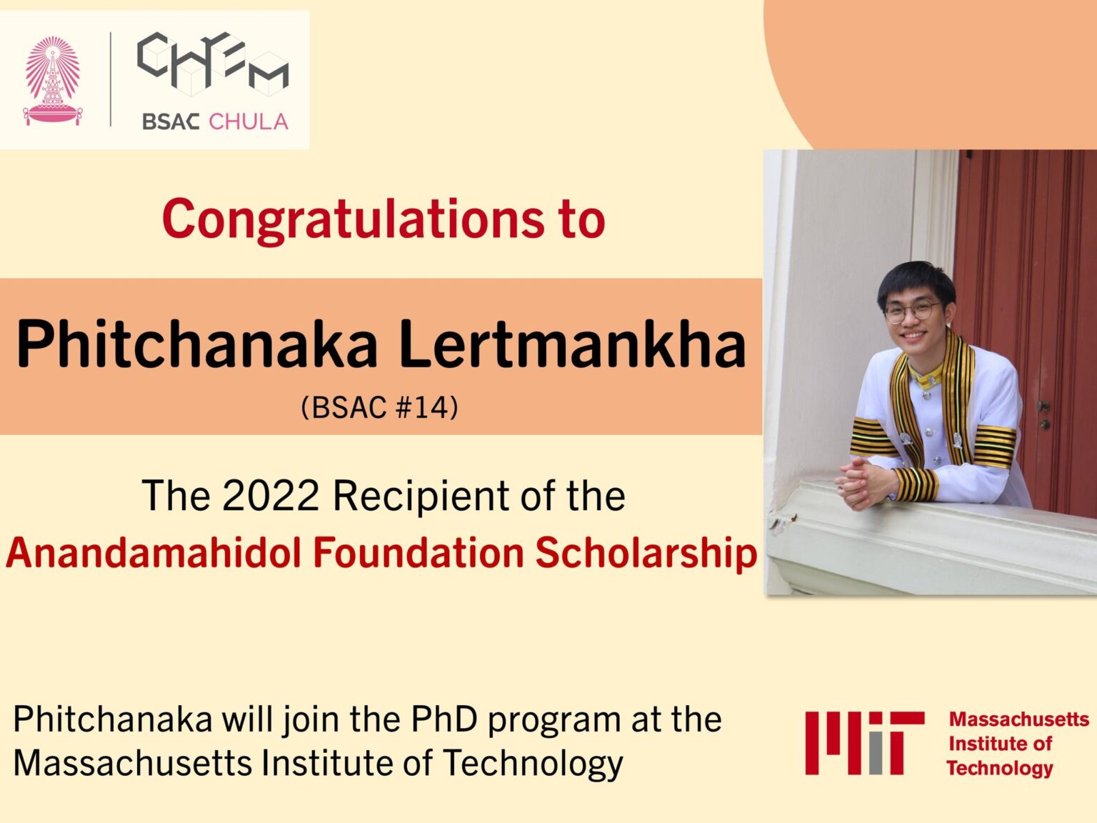 Congratulations To BSAC Alumni #14 – BSAC